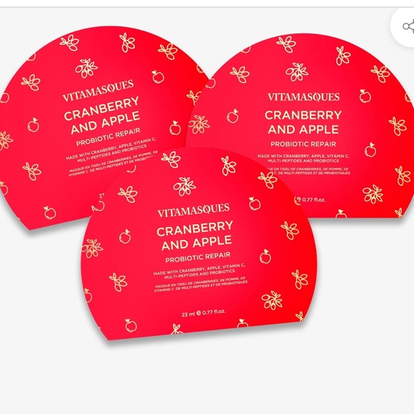 Vitamasques | Skincare | New In Box Vitamasques Cranberry And Apple ...
